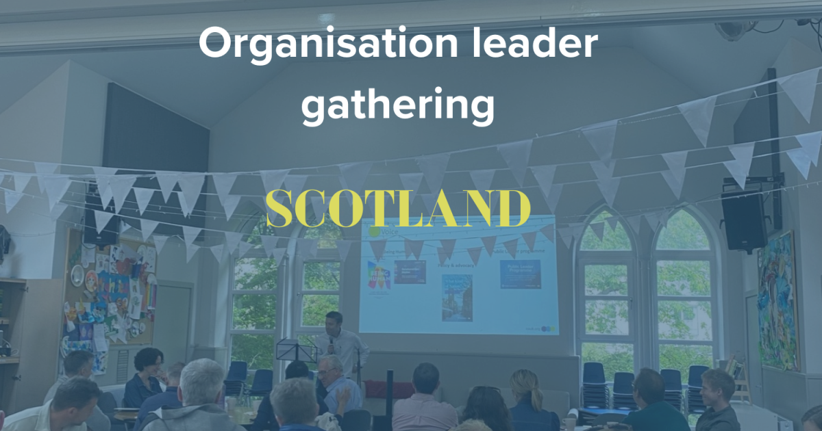 Organisation leader gathering – Scotland - Evangelical Alliance