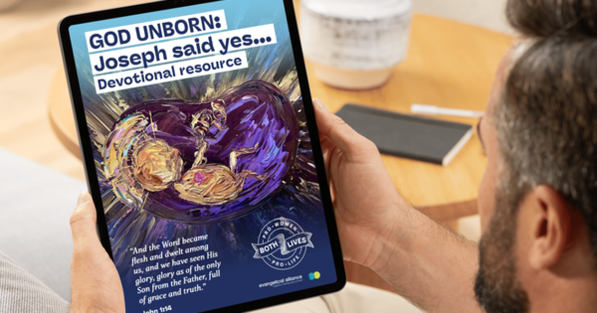 God Unborn: Joseph said yes - Evangelical Alliance