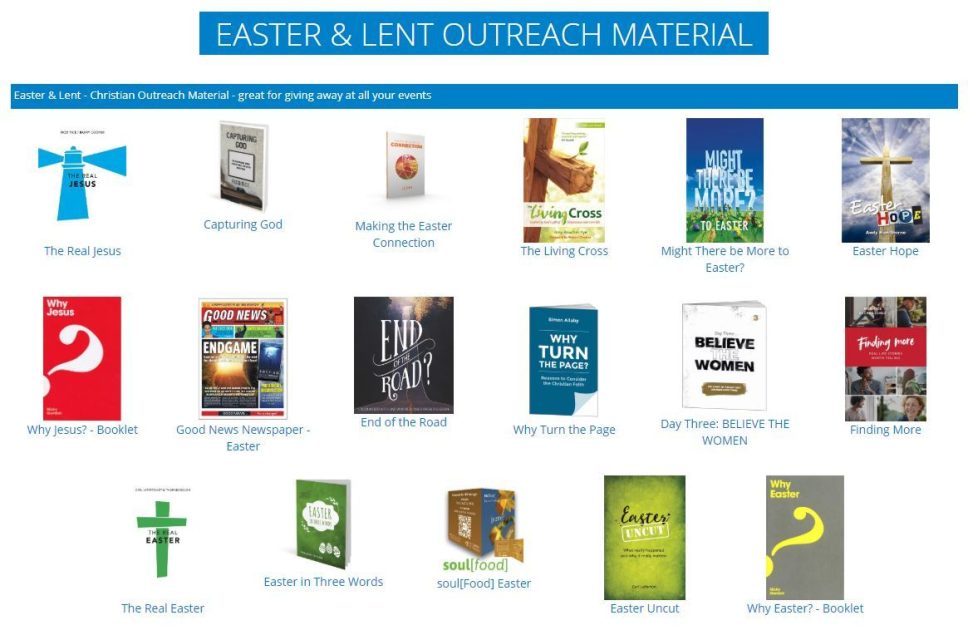 Easter Outreach Material - Great Commission - Evangelical Alliance