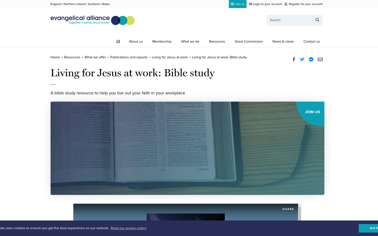 Living for Jesus at work: Bible study - Great Commission - Evangelical ...