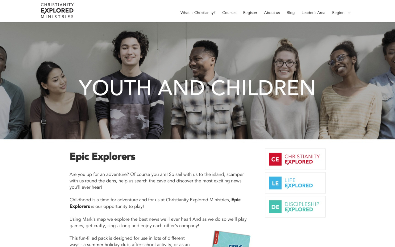 Epic Explorers - Great Commission - Evangelical Alliance