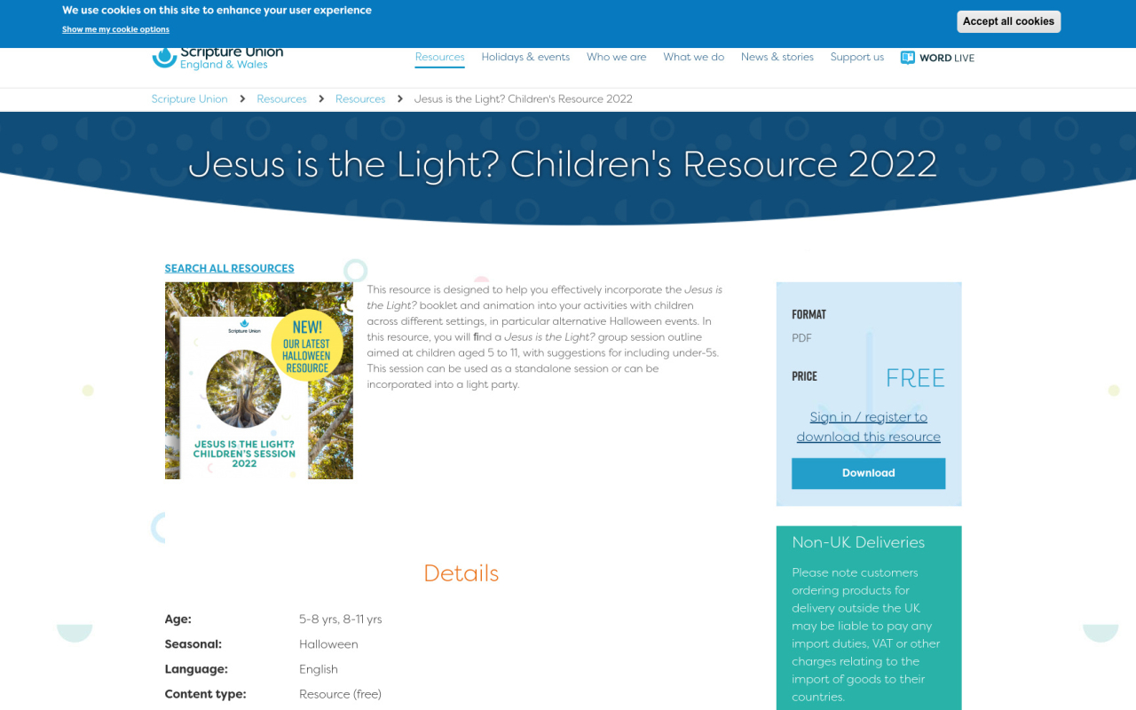 Jesus is the Light? - Great Commission - Evangelical Alliance